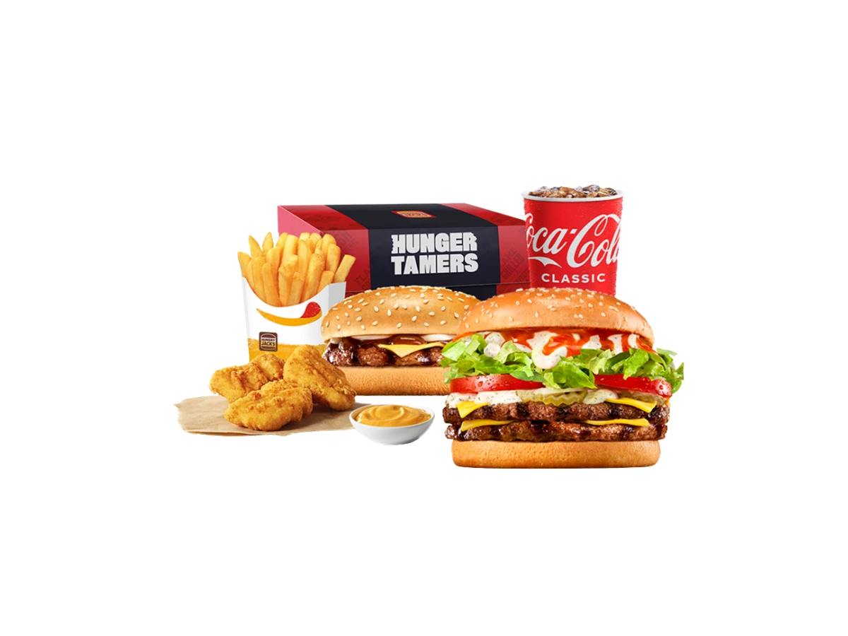 Hungry Jack's Box & Shared Meals Menu